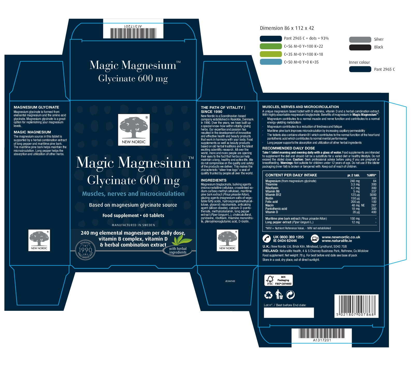 Magic Magnesium Glycinate 600mg – WholefoodsBox