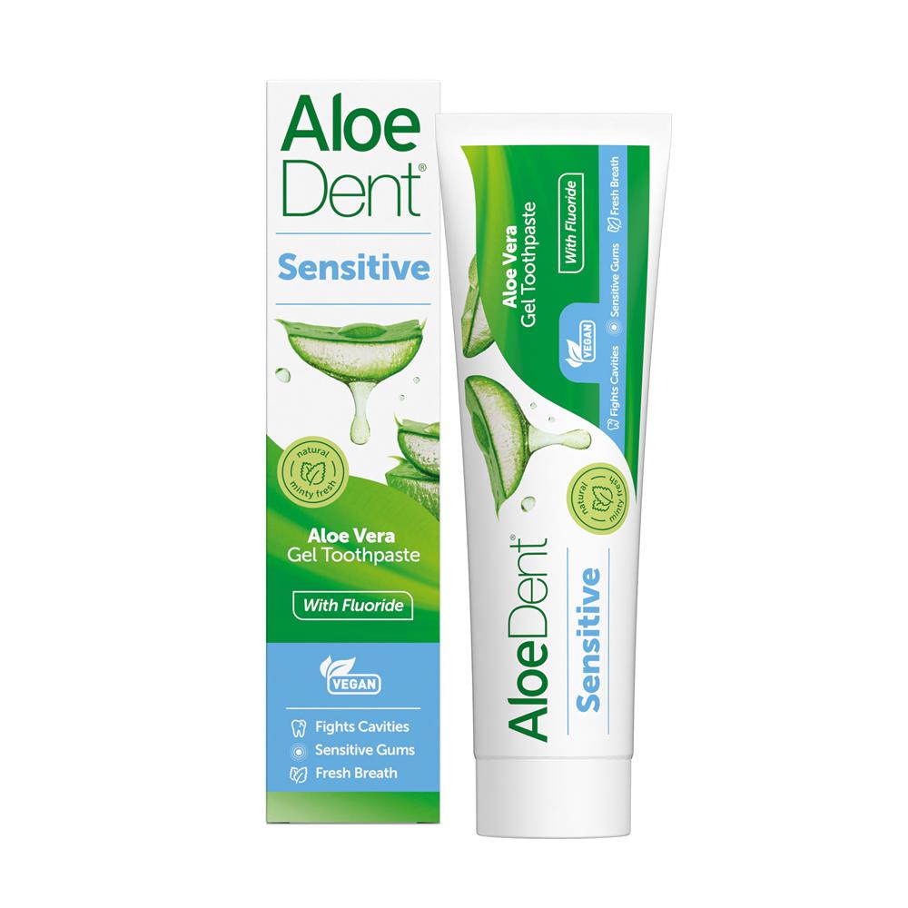 Aloe Dent Sensitive Aloe Vera Gel Toothpaste with Fluoride 100ml