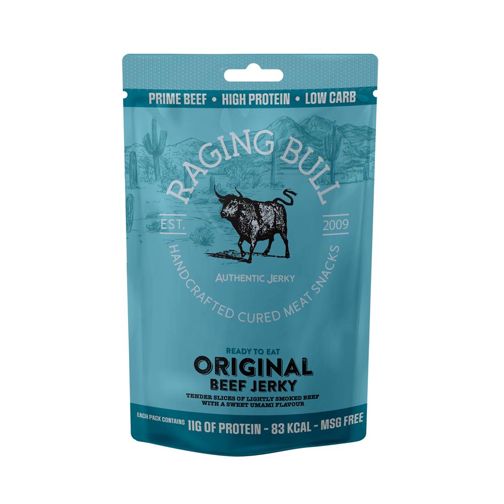 Raging Bull Snacks Original Beef Jerky 28g (Sold in multiple of 10)